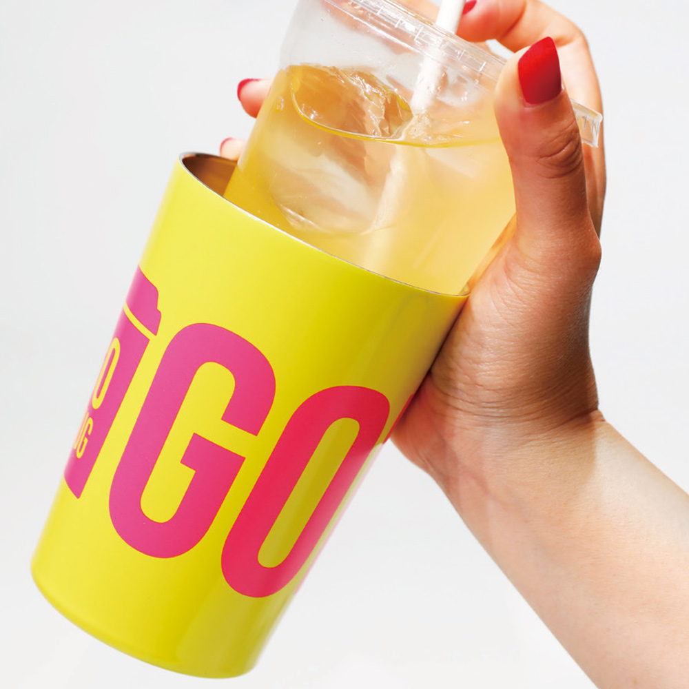 CB Japan GOMUG系列 派對保冷杯460ml 黃